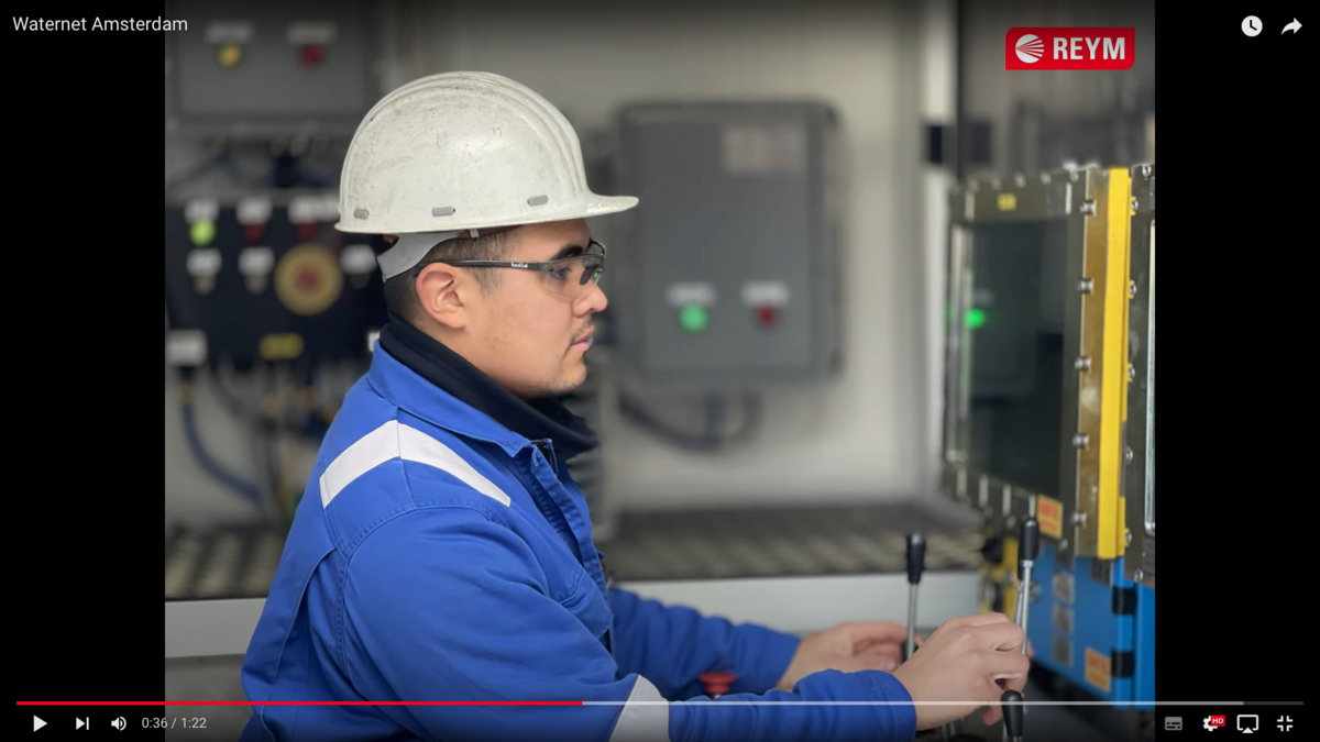 REYM zet tankreinigingsrobot in bij Waternet // REYM